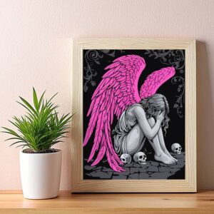 The Crying Angel - Angel Paint by Number